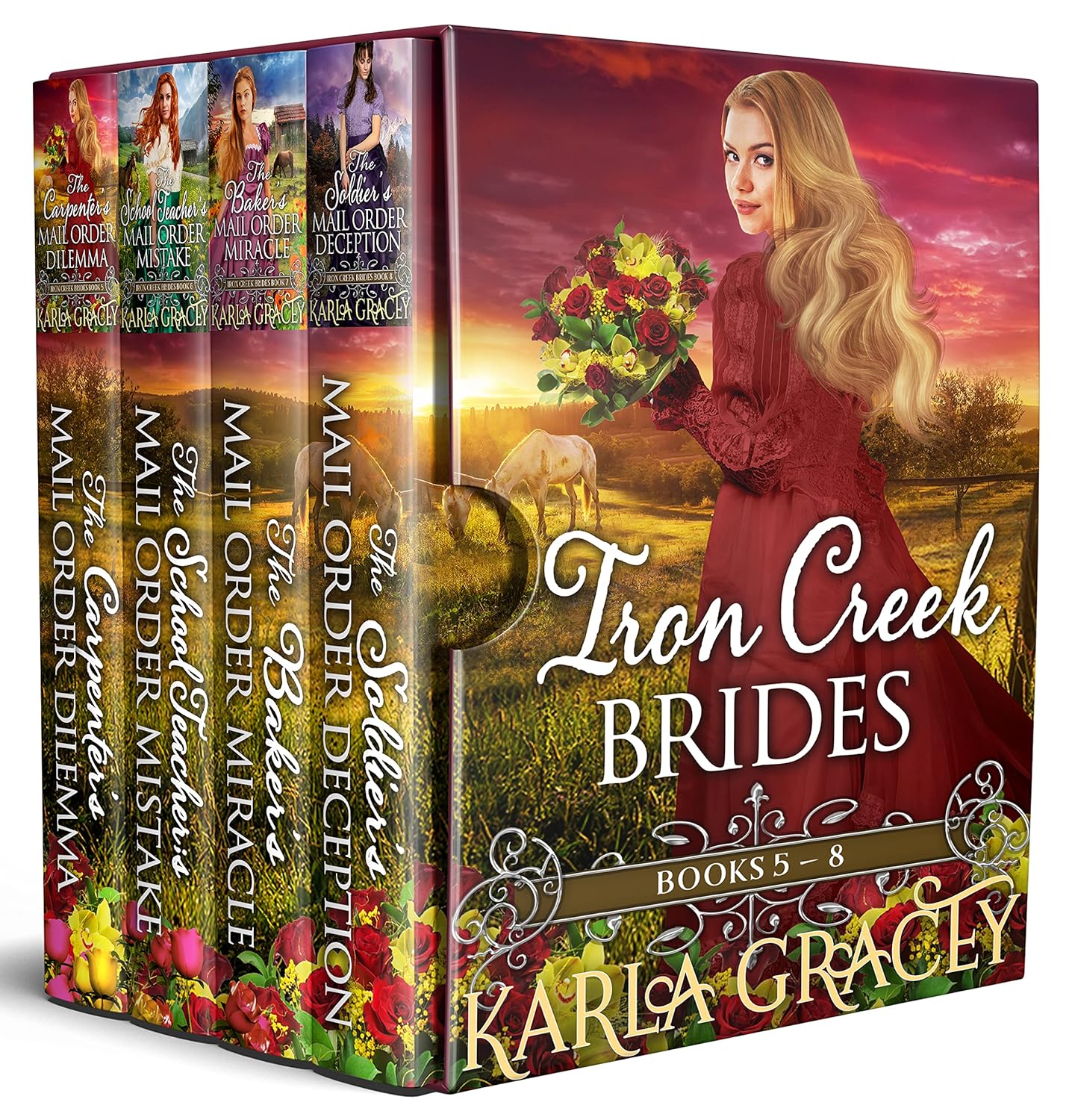 Amazon.com: Iron Creek Brides - Books 5 - 8: Inspirational Western Mail ...