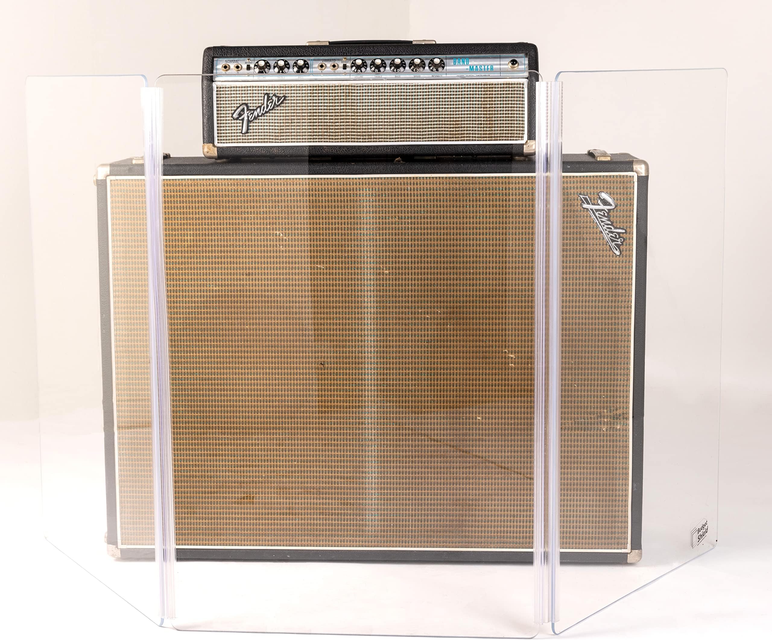 Amazon.com: Budget Shield 2 ft tall, 3 panel guitar amp shield screen ...