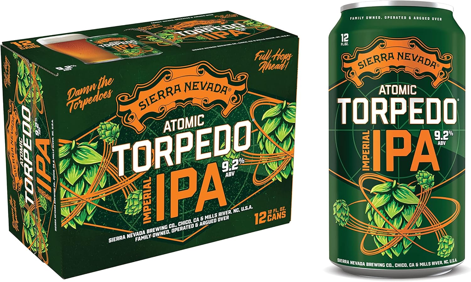 Cerveza Sierra Nevada Atomic Torpedo, 12 latas de 355ml. Estilo Double ...