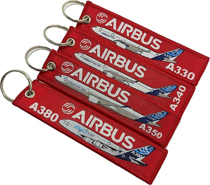 4 Pcs Pack Aviation Born To Fly Airbus Set A330, A340, A350, A380 ...