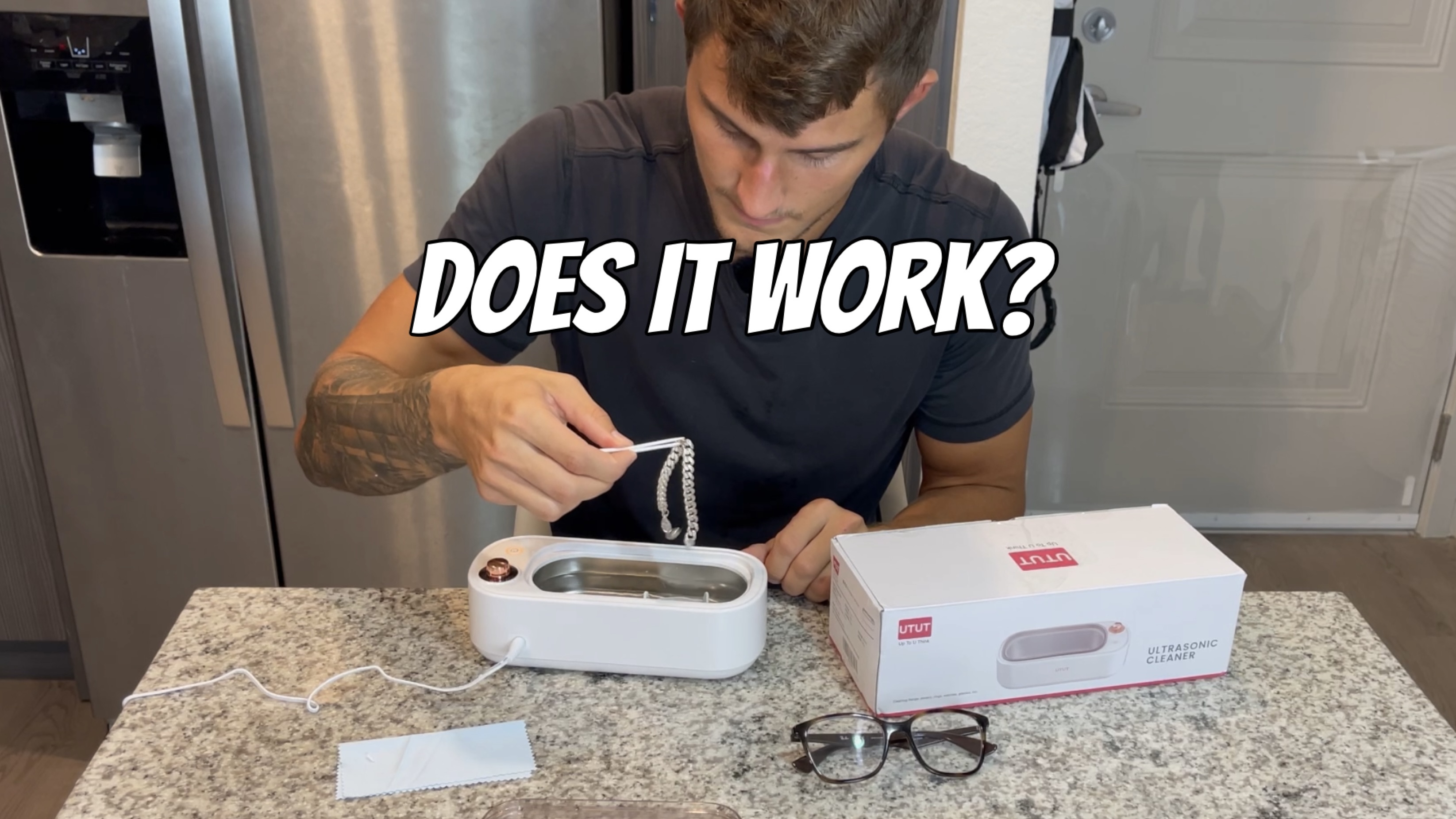 Watch How to use the ultrasonic cleaner! on Amazon Live
