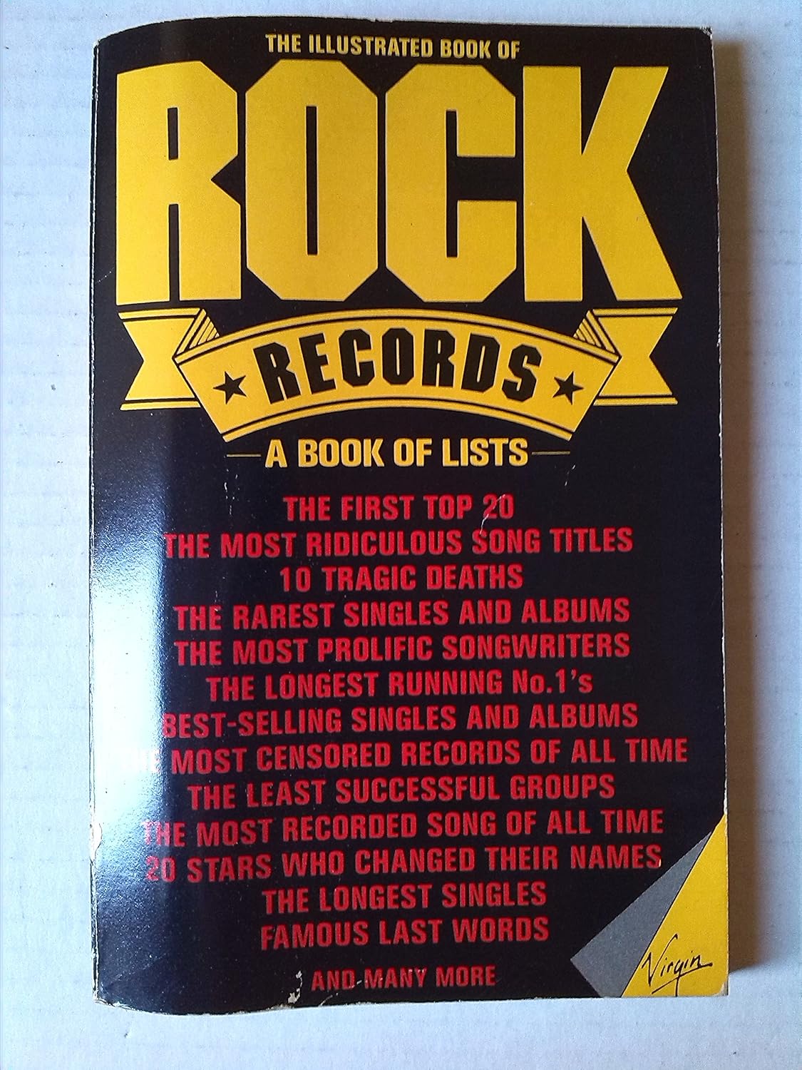 Amazon.co.jp: Illustrated Book of Rock Records: v. 1 : 洋書