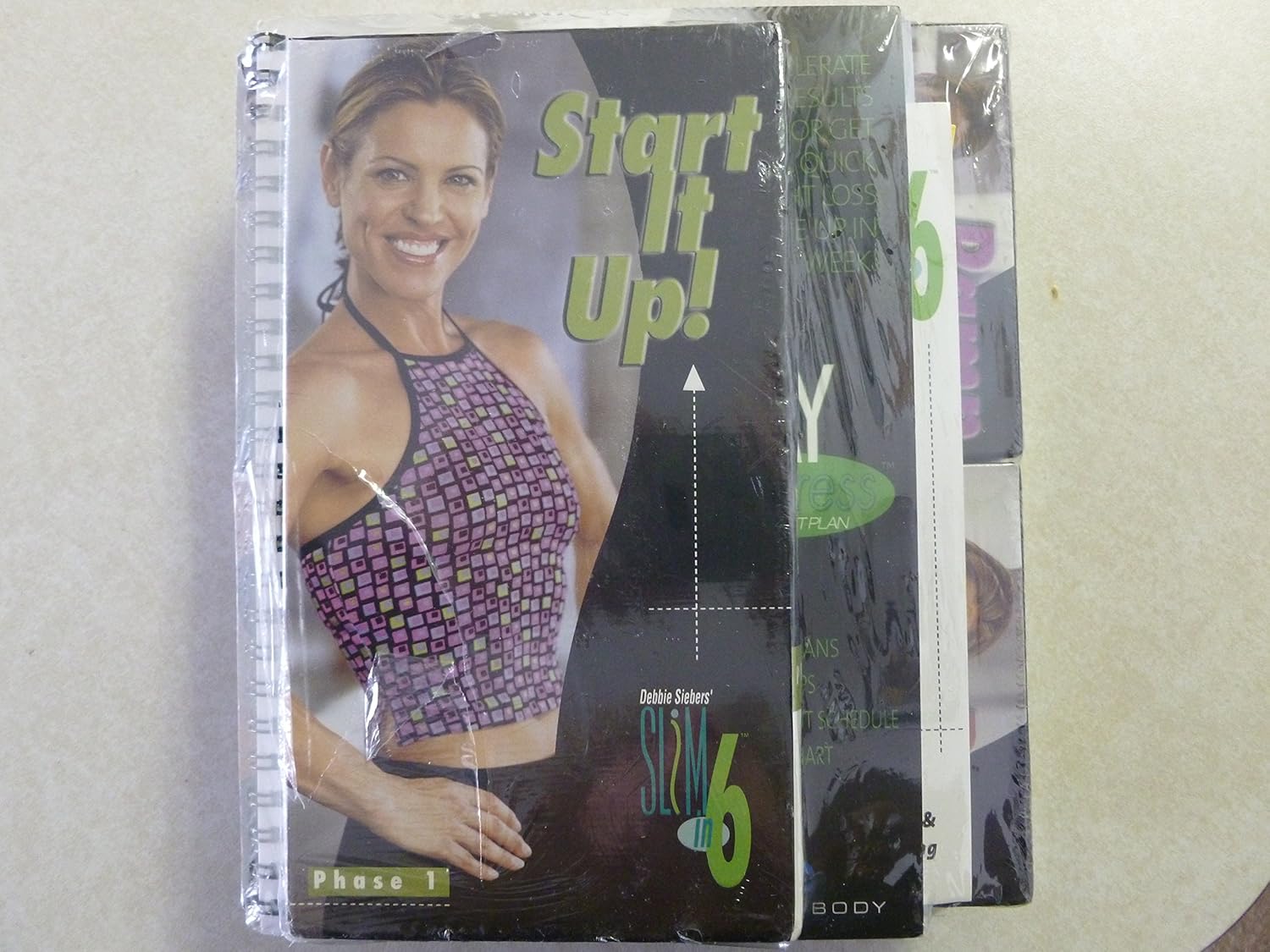Amazon.com: SLIM IN 6 PROGRAM: 5 VHS SET: Start It Up! Ramp It Up! Burn ...