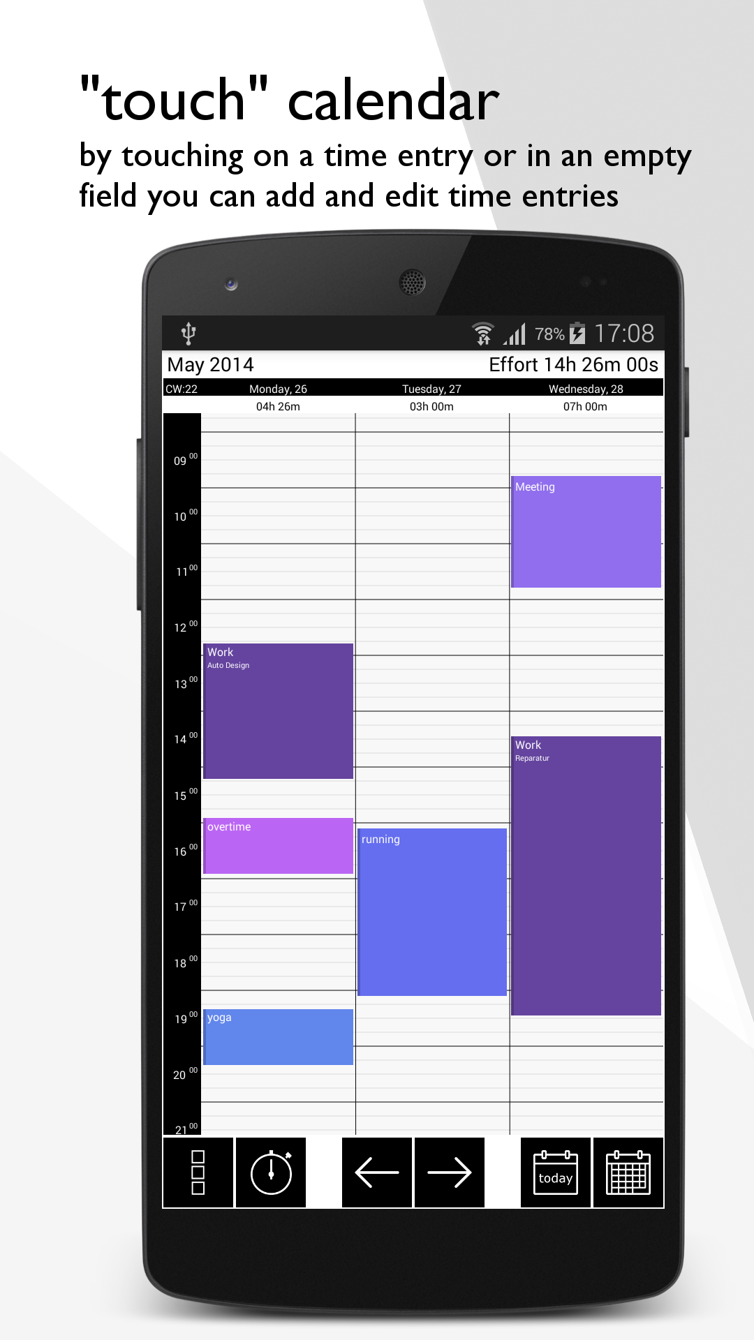 myTime - time tracking - App on the Amazon Appstore