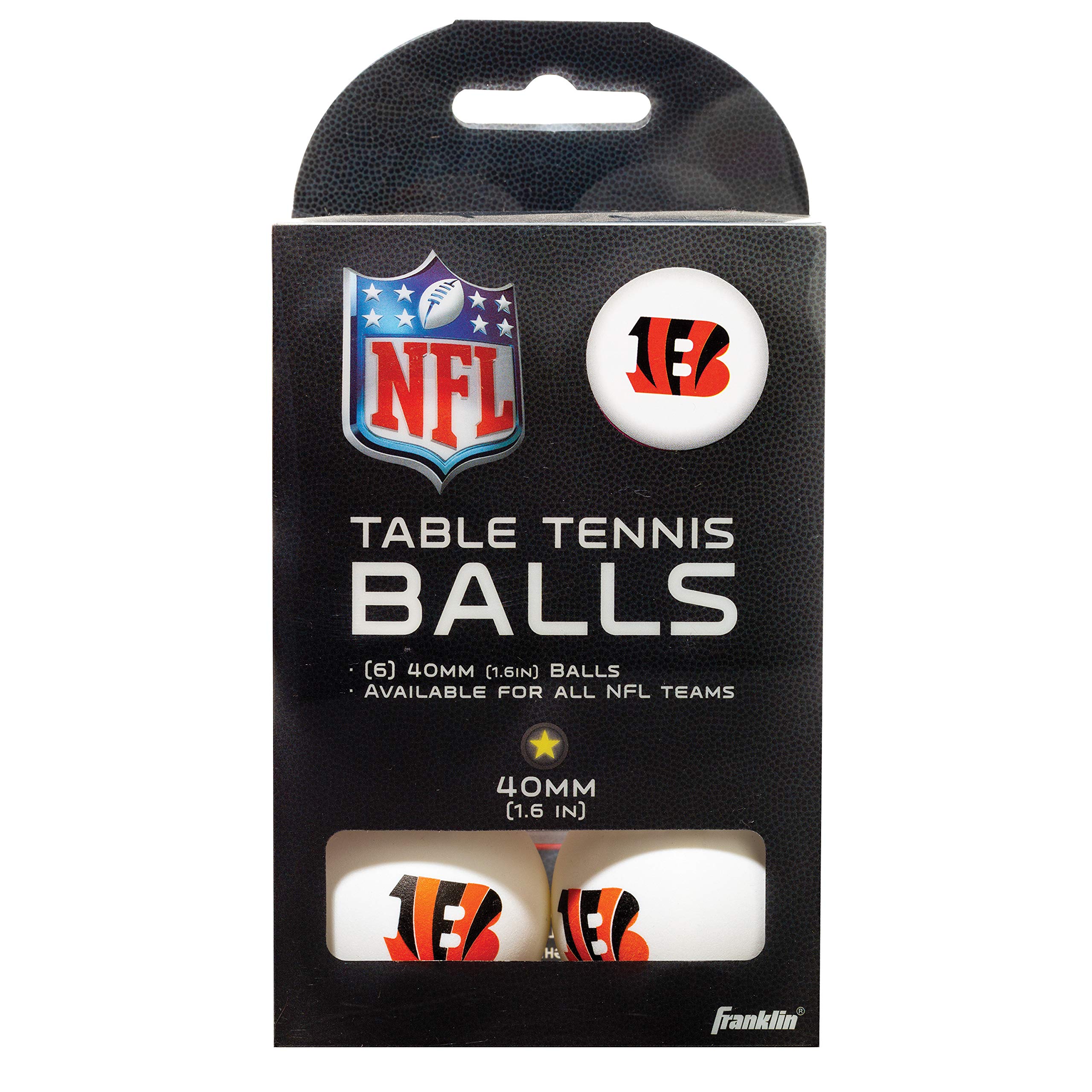 Snapklik.com : Franklin Sports Cincinnati Bengals Table Tennis Balls