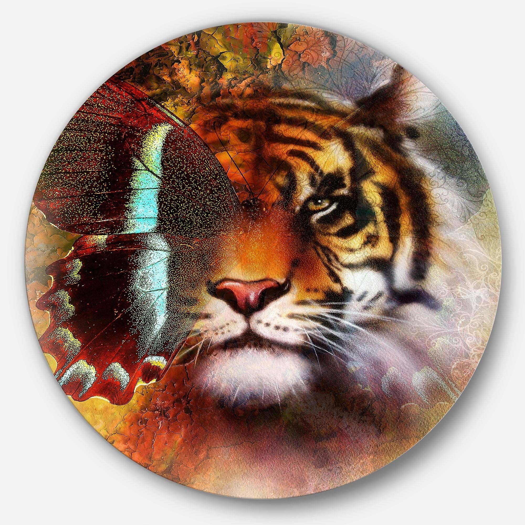 Tigers Metal Animal Art