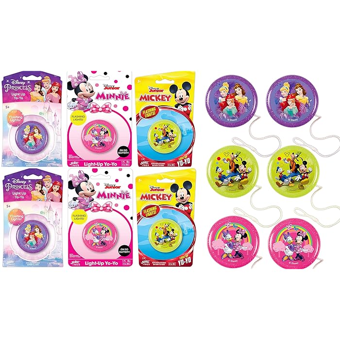 Buy JA-RU Light Up YoYo Disney Mickey Mouse, Minnie Mouse & Disney ...