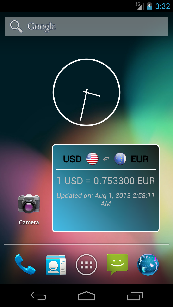Aplicación Convertidor de Divisas en Amazon Appstore