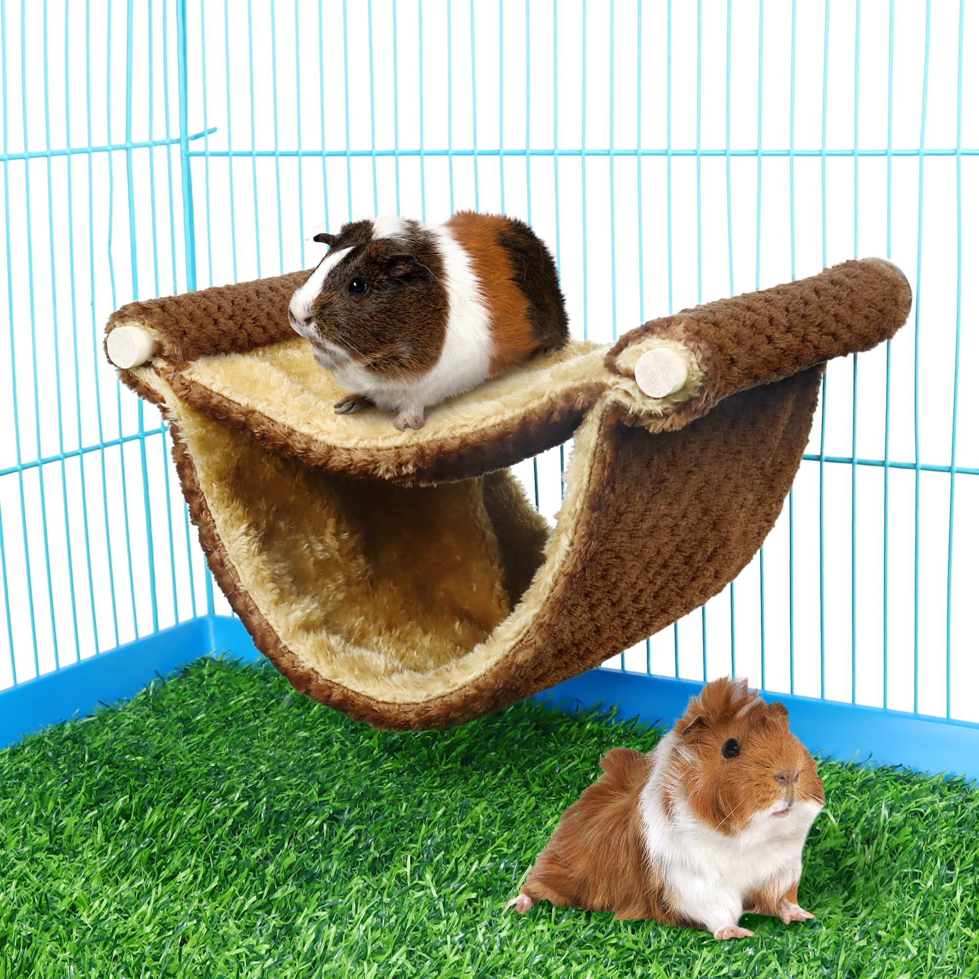 Hamster Hammock House, Guinea Pig Bed Hideout,Mouse Rat Hanging Swing ...
