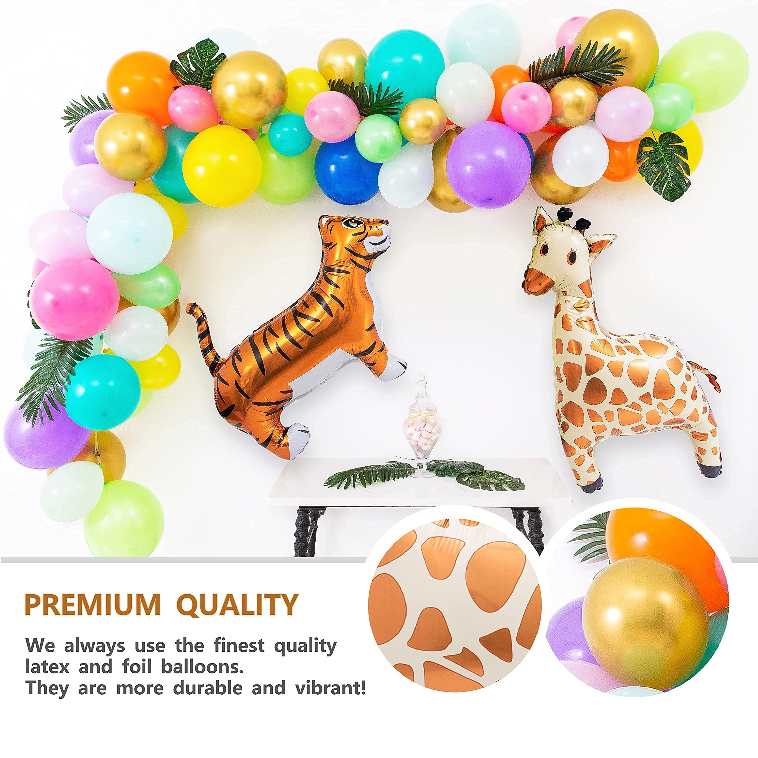 Buy Partyrise Safari Jungle Theme Party Decorations Set(Pack Of 92 ...