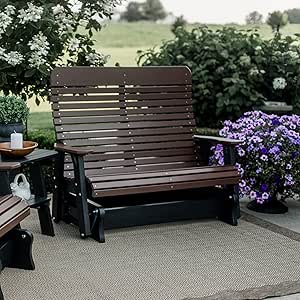 Amazon.com: Wildridge Signature Double Glider, Light Gray - Outdoor ...