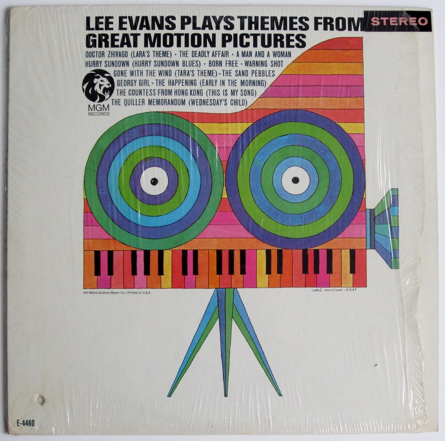Lee Evans - Lee Evans Plays Themes From Great Motion Pictures [Vinyl LP ...