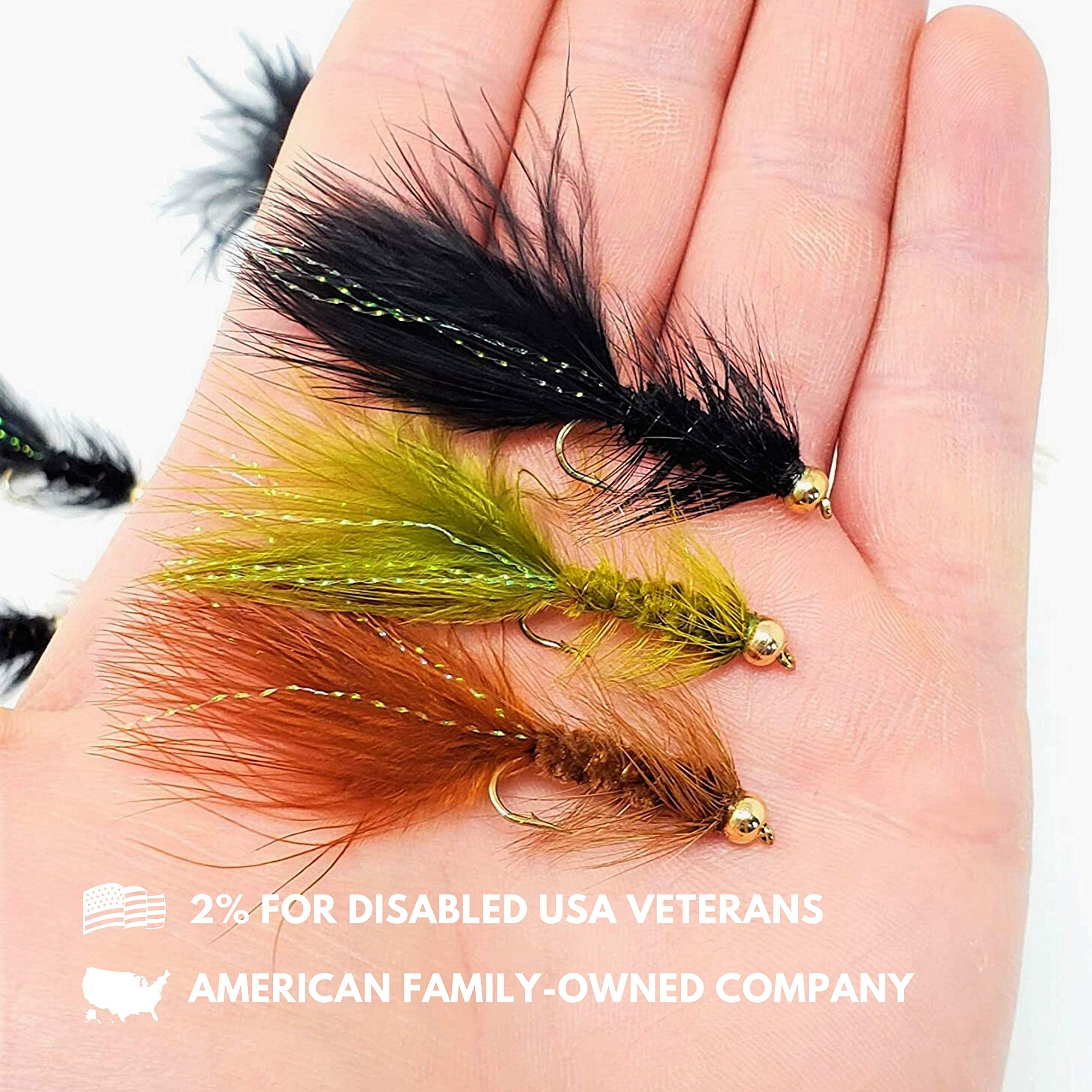 Snapklik.com : The Fly Crate Woolly Bugger Flies For Trout Fly Fishing ...