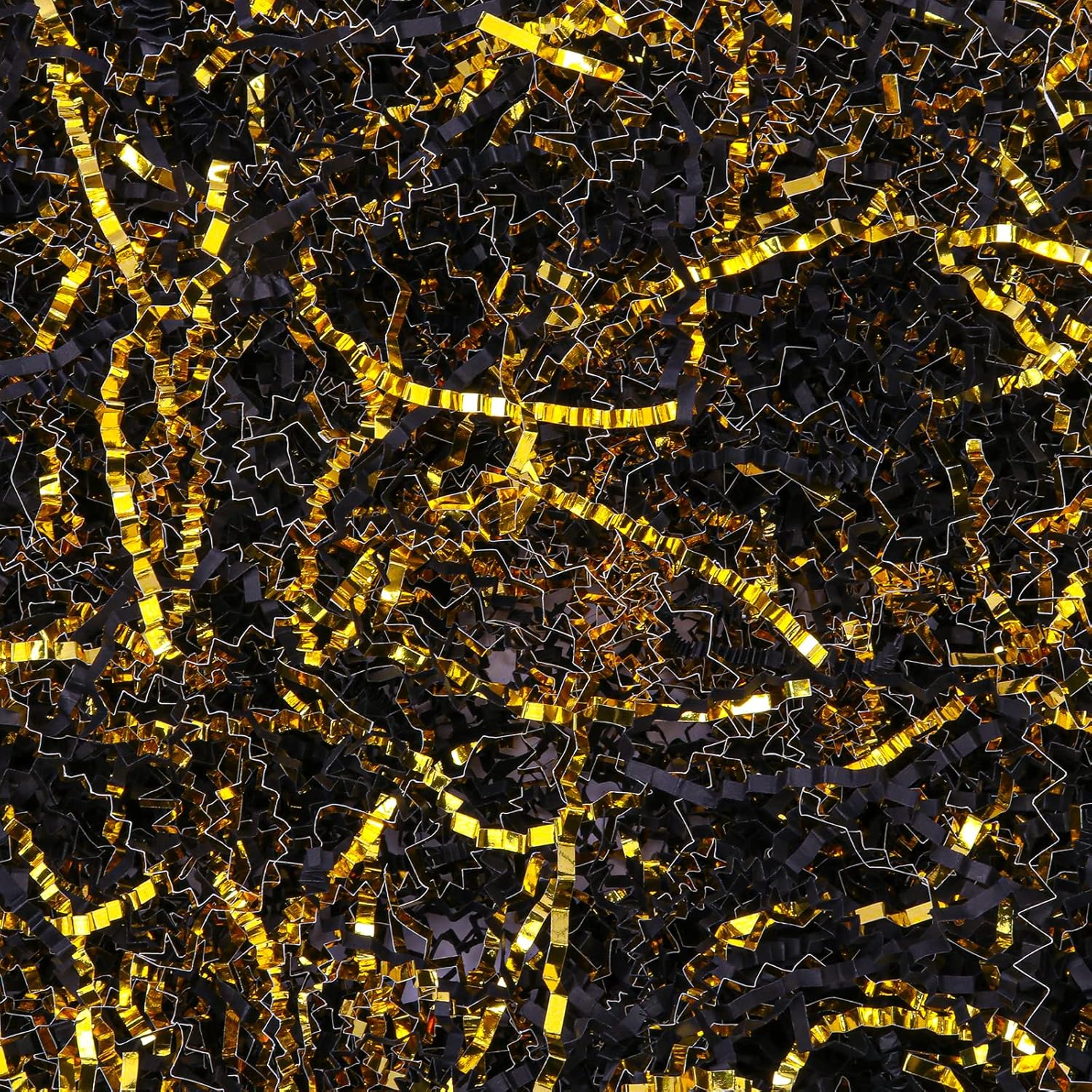 Amazon.com: Zwish 1LB Crinkle Cut Paper Shred Filler Metallic ...