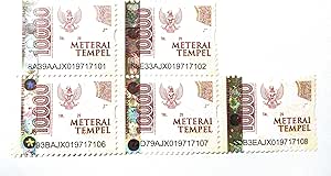 Amazon.co.jp: Materai Indonesia Stamp Meterai Tempel/materai Indonesia ...