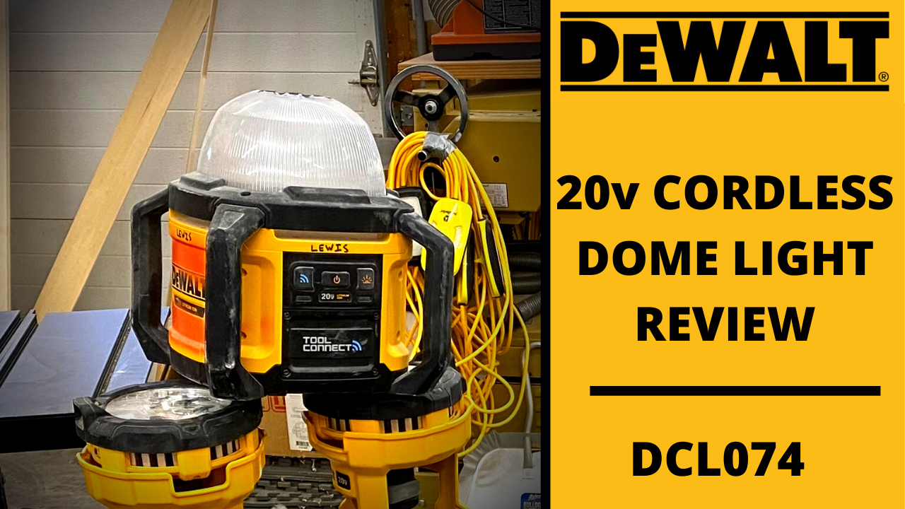 Watch Dewalt 20V Dome Light Review - Perfect for Jobsite Use on Amazon Live