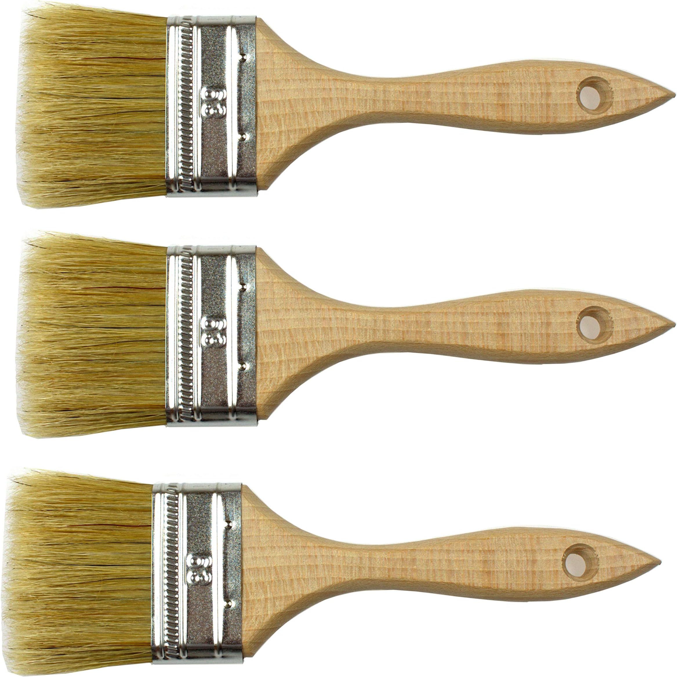 POL-Brush 3 Pinceaux à Peinture Professionnel Plat 63 mm - Les Poils ...