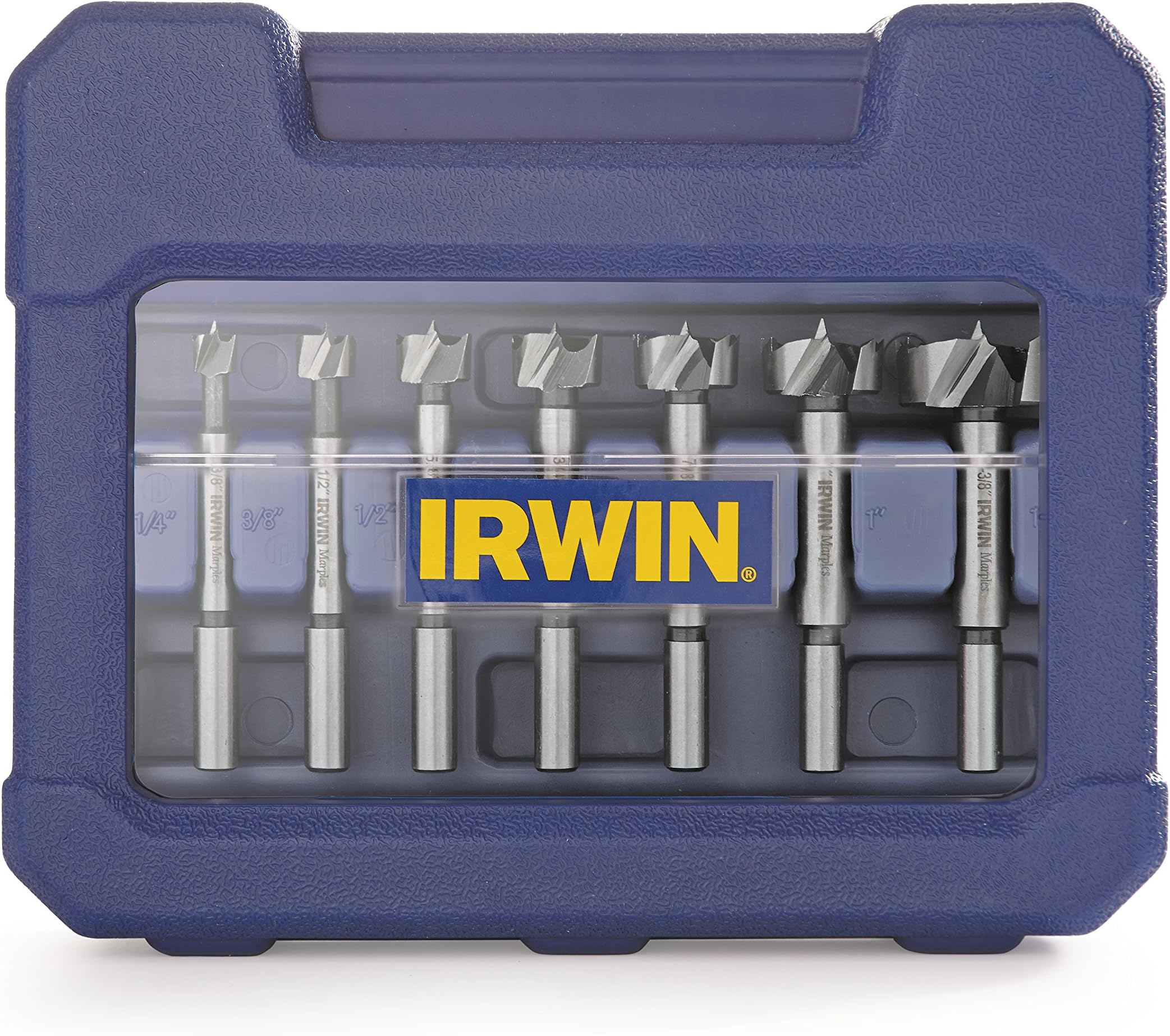 Irwin Tools IRWIN Marples Forstner Bit Set, Wood Drilling, 8 Piece ...