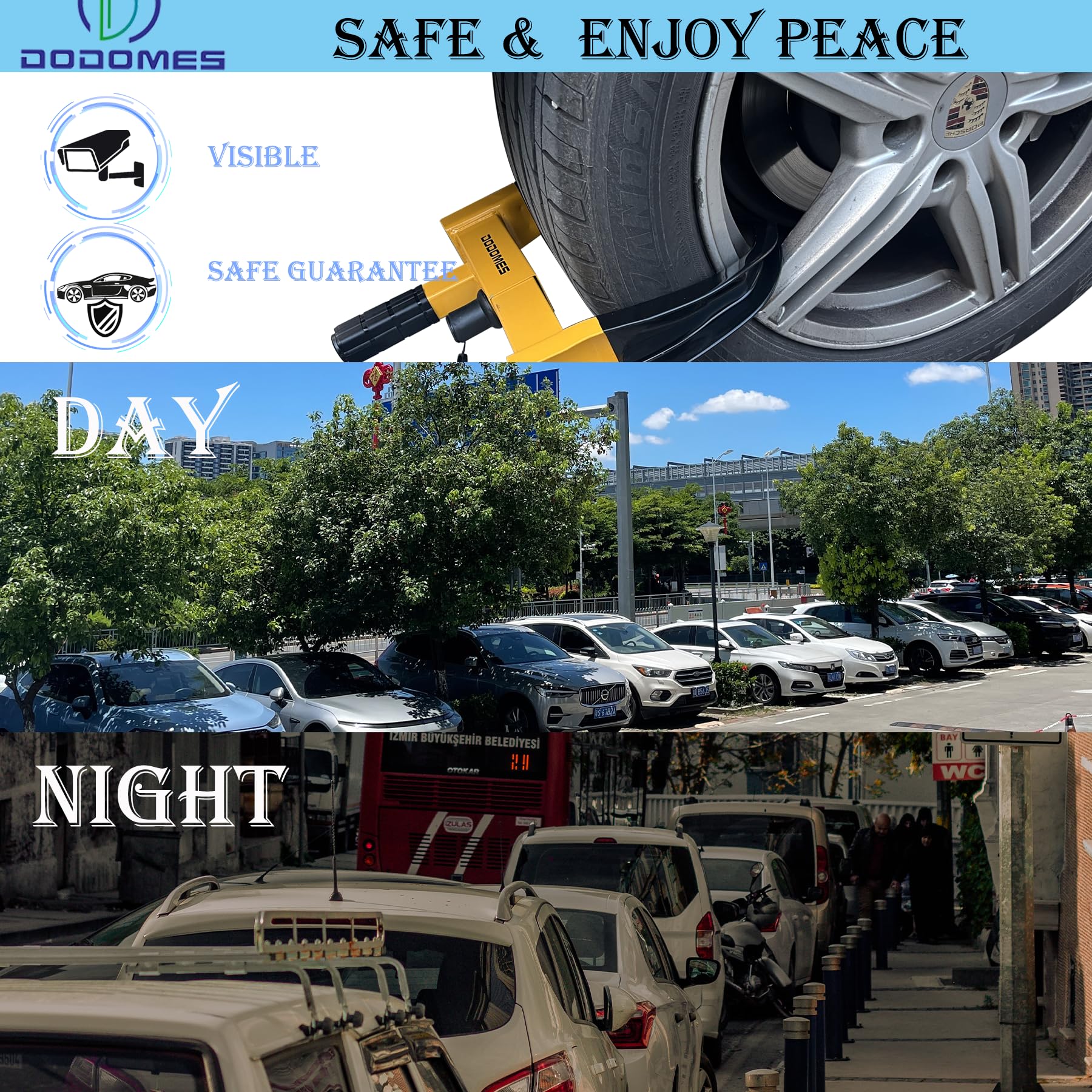 Snapklik.com : Dodomes Universal Wheel Lock Heavy Duty Security Tires ...