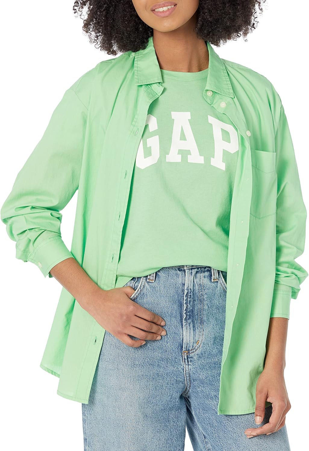 Amazon.com: GAP Women's Big Shirt : Clothing, Shoes & Jewelry