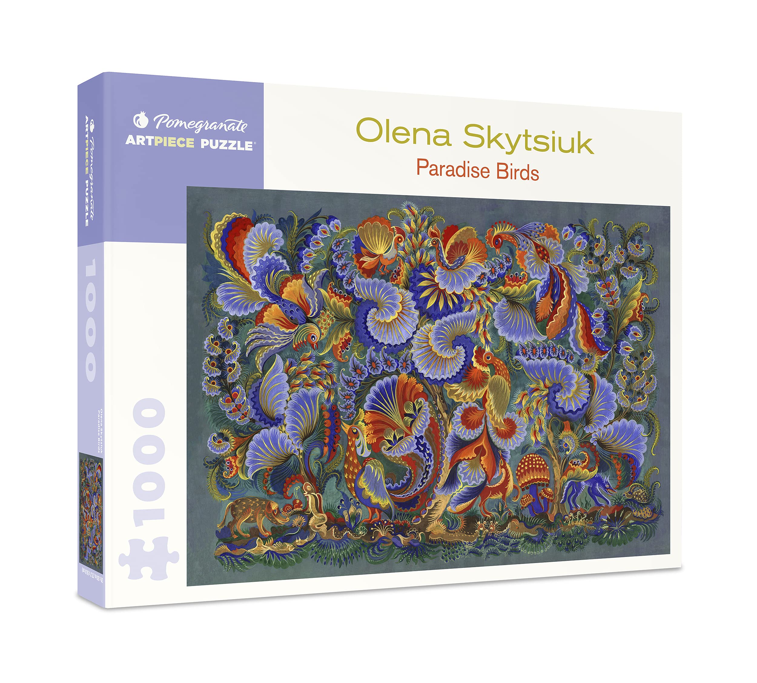 Snapklik.com : Olena Skytsiuk: Paradise Birds 1000-Piece Jigsaw Puzzle