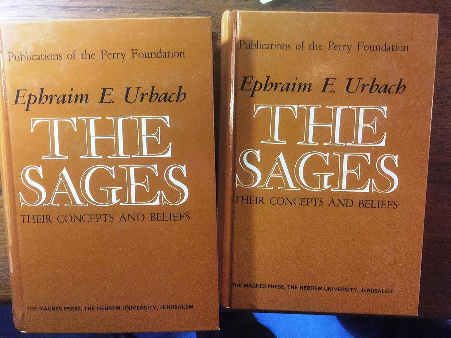 TWO VOLUMES: The Sages Their Concepts and Beliefs: Urbach, Ephraim E.: Amazon.com: Books