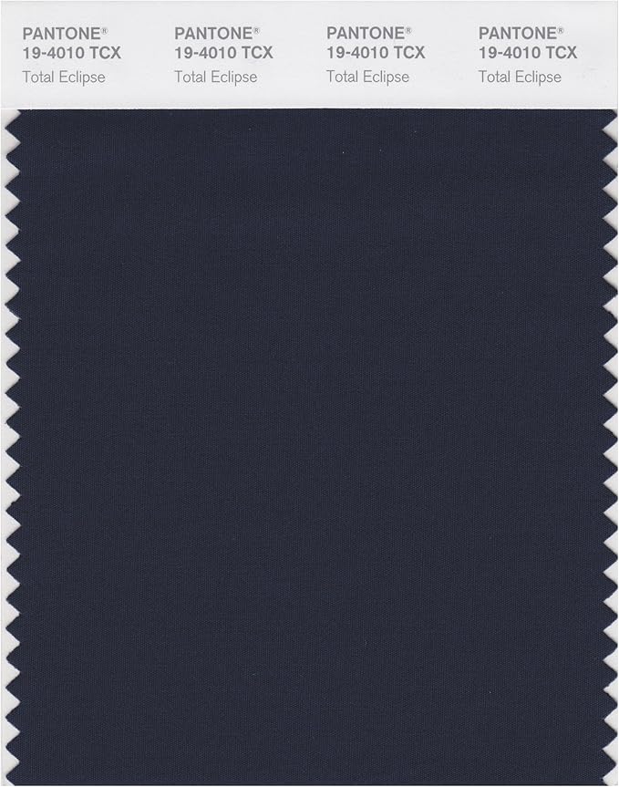 PANTONE Smart 19-4010X Color Swatch Card, Total Eclipse - House Paint ...