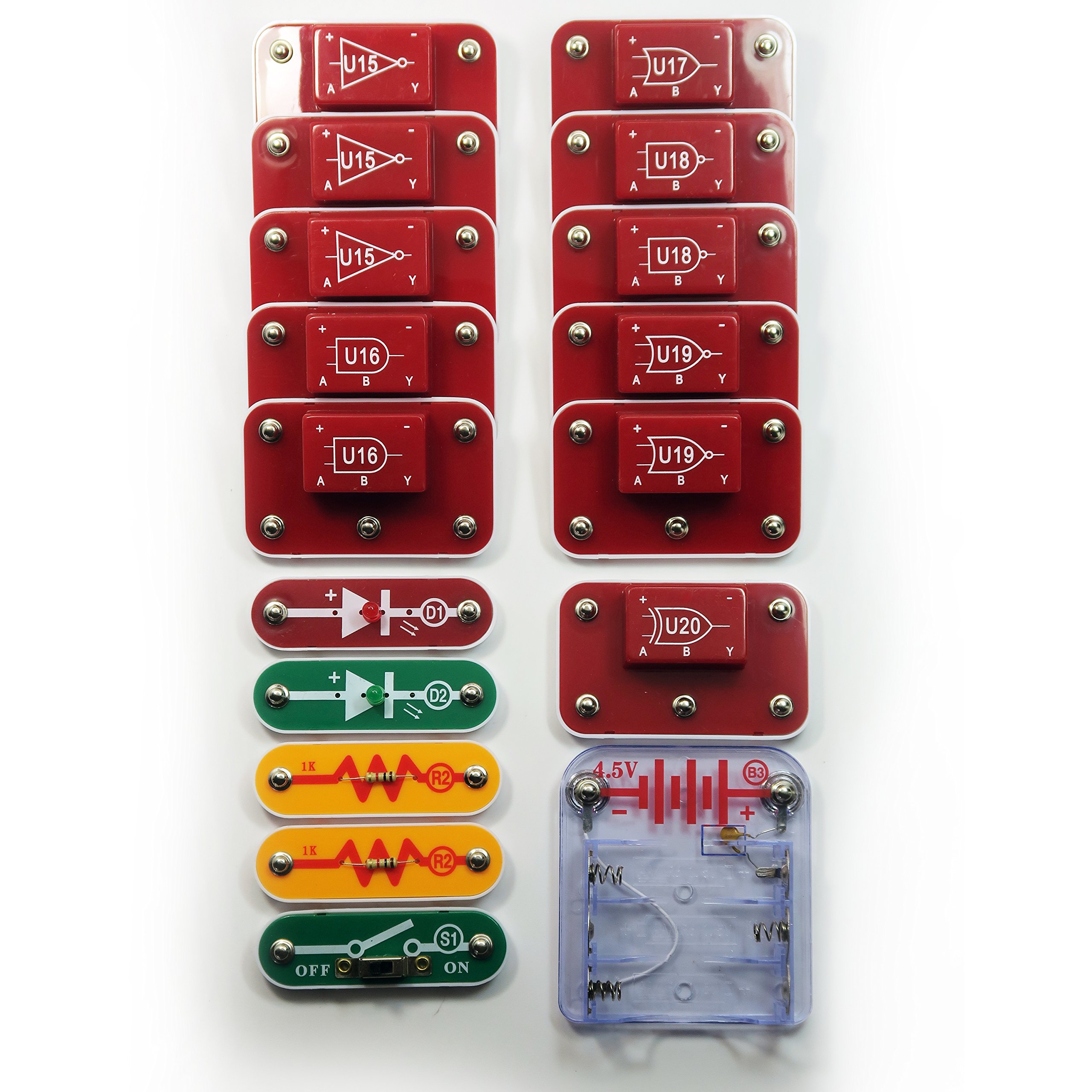 Snap Circuits Digital Logic Gates 200 Exploration Kit 4 Color Snap Circuits Digital Logic Gates 200 Exploration Kit 4 Color