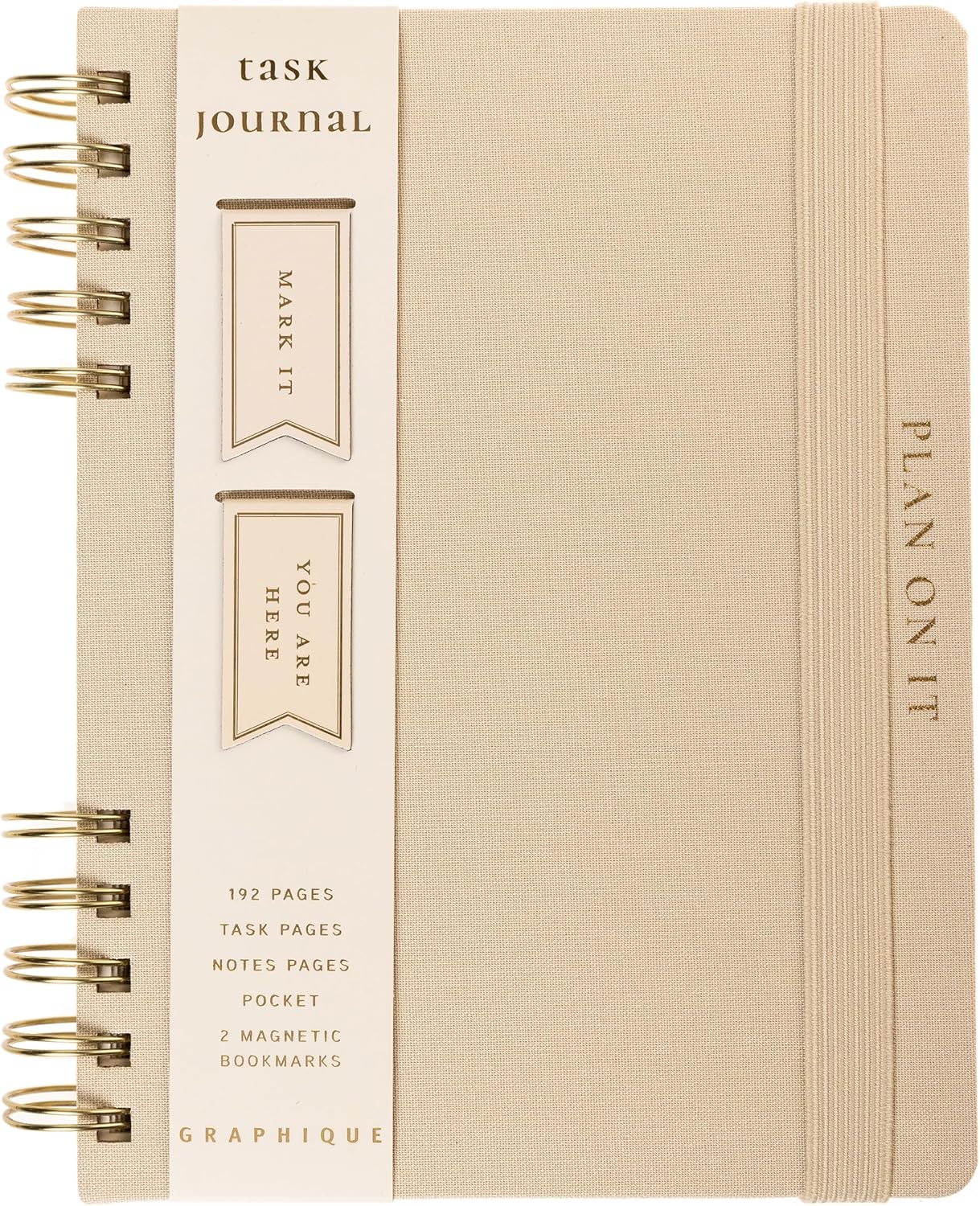 Amazon.com : Daily Task Journal by Graphique Luxe Collection, Fabric ...