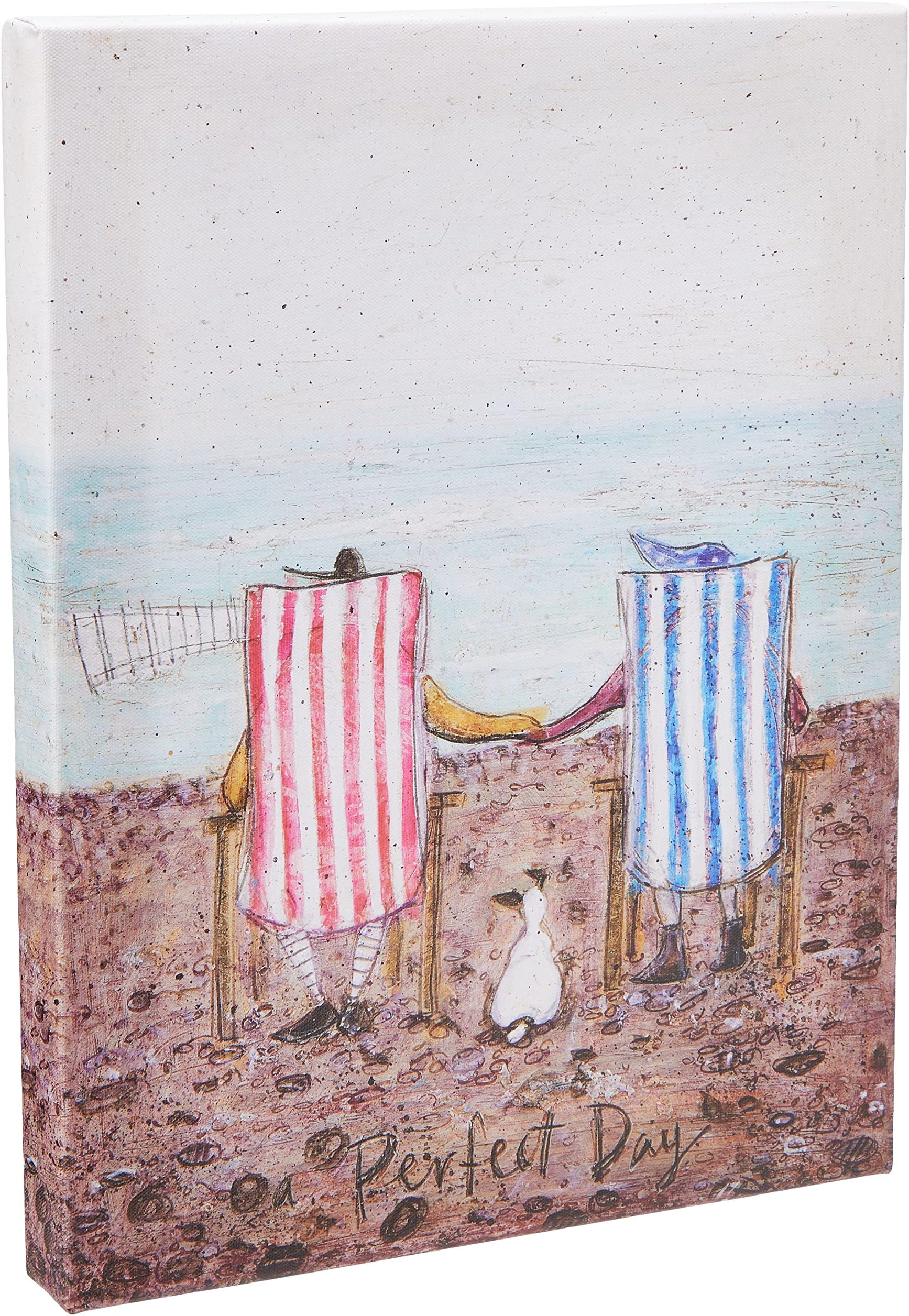 Sam Toft WDC12008 Perfect Day Canvas Print, Multi Coloured, 30 x 40cm ...