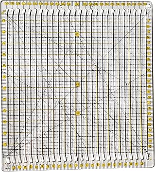 Amazon.com : HONEYSEW Quilting Template Ruler Slotted Rulers Sewing ...