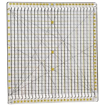 Amazon.com: HONEYSEW Quilting Template Ruler Slotted Rulers Sewing ...