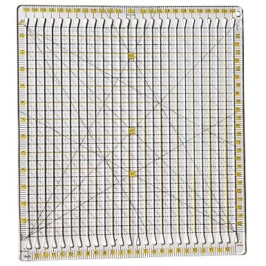 Amazon.com: HONEYSEW Quilting Template Ruler Slotted Rulers Sewing ...