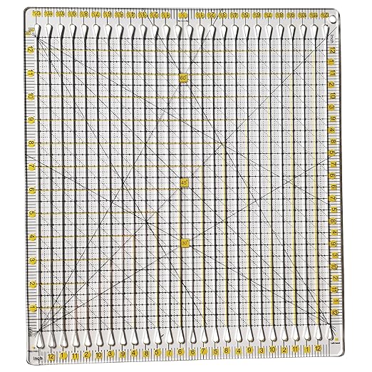 Amazon.com: HONEYSEW Quilting Template Ruler Slotted Rulers Sewing ...