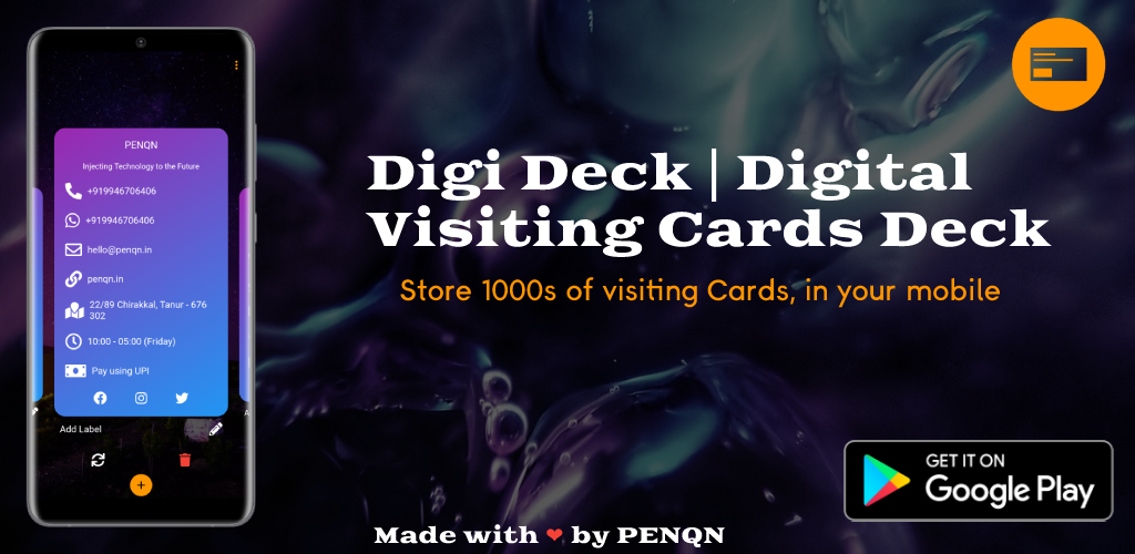 Digi Deck | Digital Visiting Cards Deck-Amazonアプリストアのアプリ