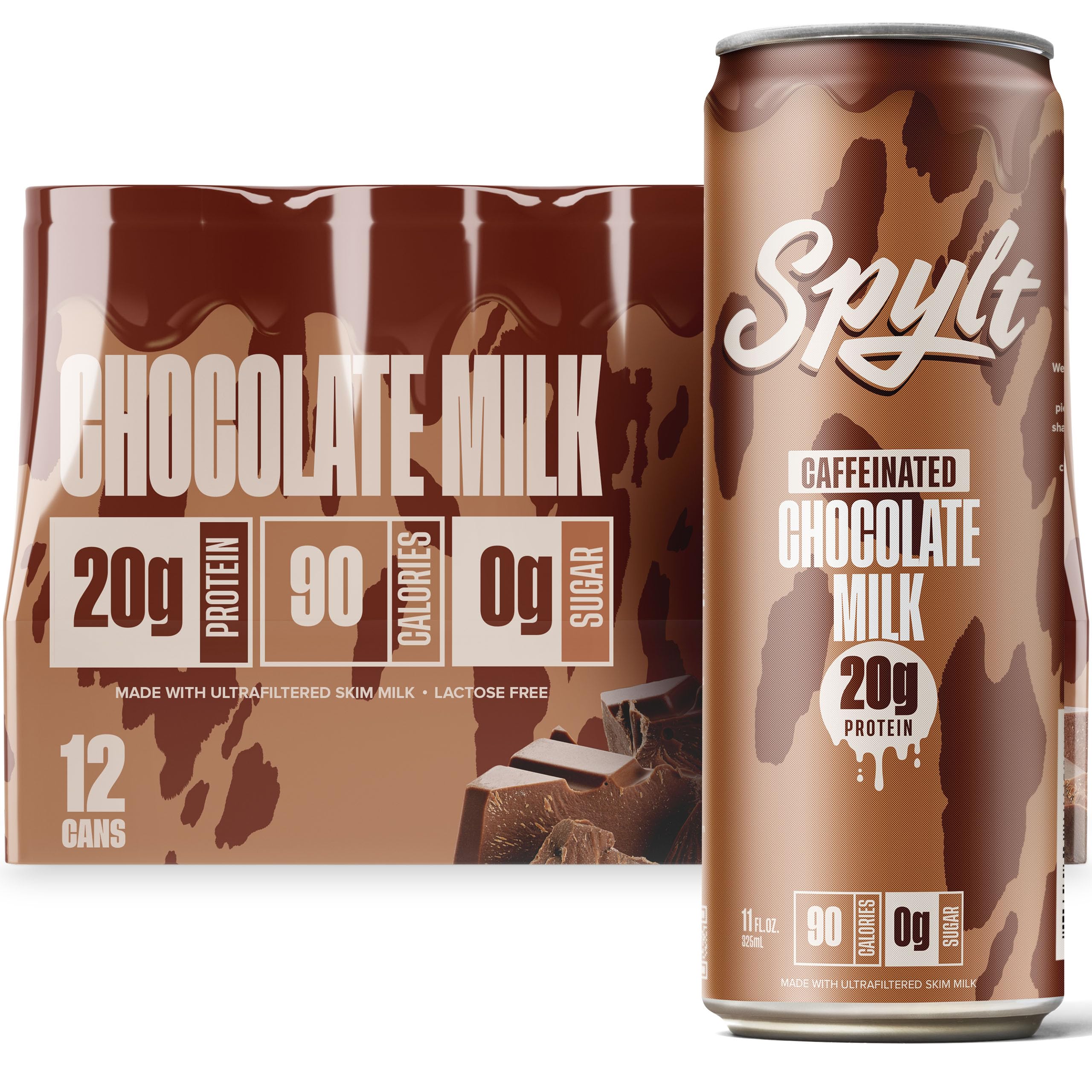 Snapklik.com : Spylt Caffeinated Chocolate Milk - 20g Protein, 60mg ...