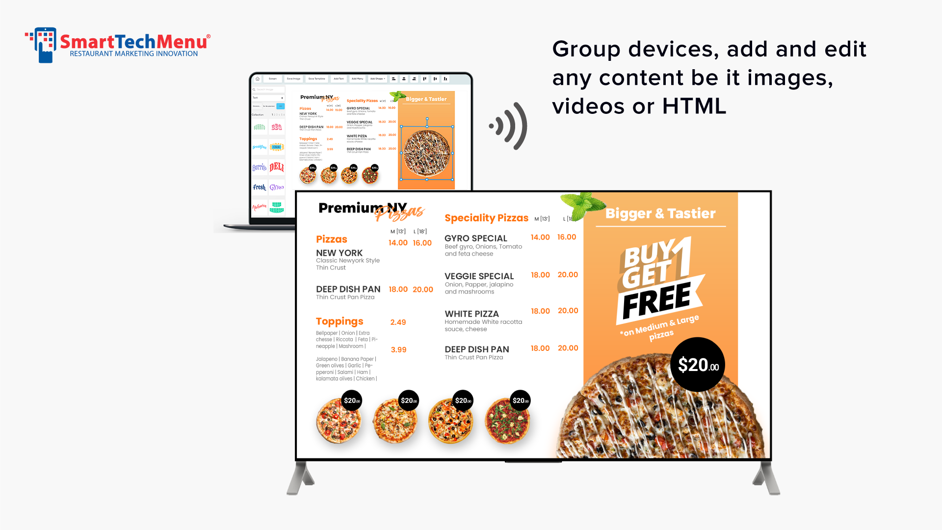 Smart Tech Menu : Digital Menu Signage - App on Amazon Appstore