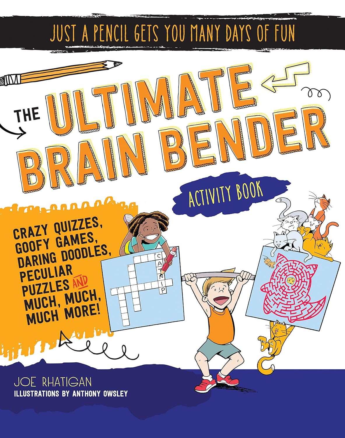 Amazon.com: The Ultimate Brain Bender Activity Book (Just a Pencil Gets ...