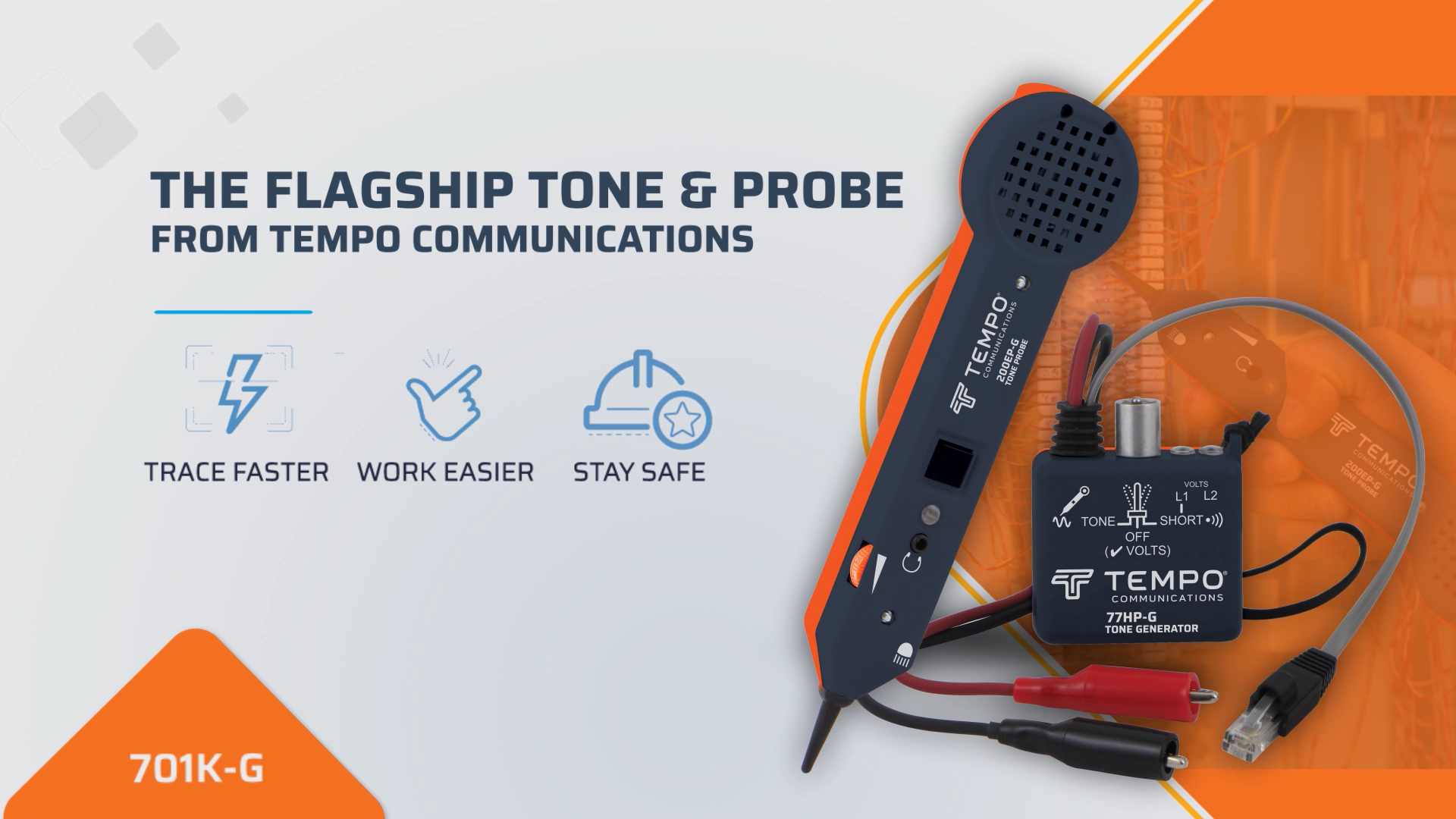 Watch 701K-G by Tempo Communications | Professional Tone and Probe Kit ...