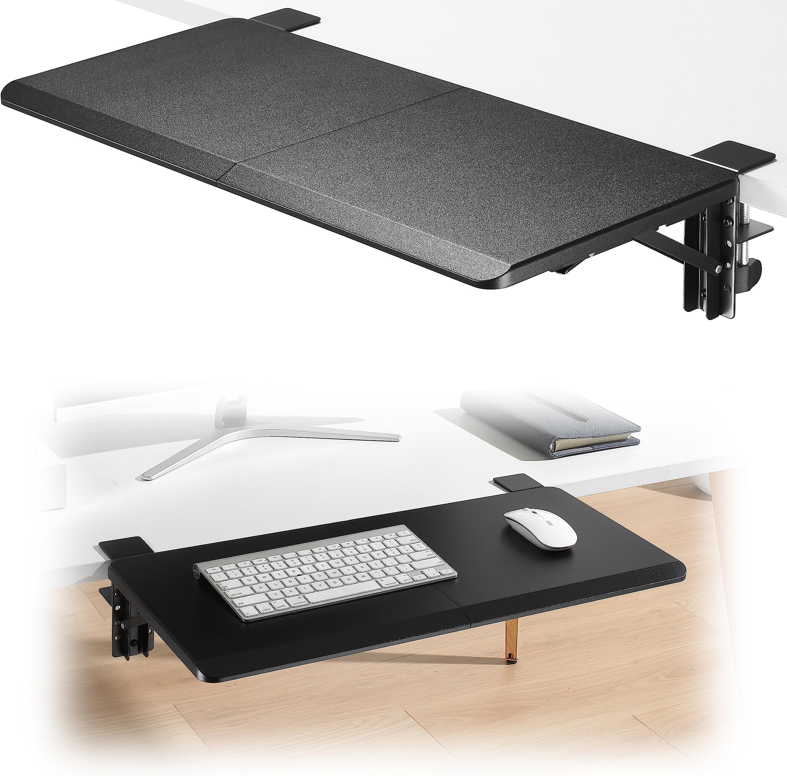 Ergonomics Desk Extender Tray, 26.7"x11.4" Large Size Foldable Keyboard ...