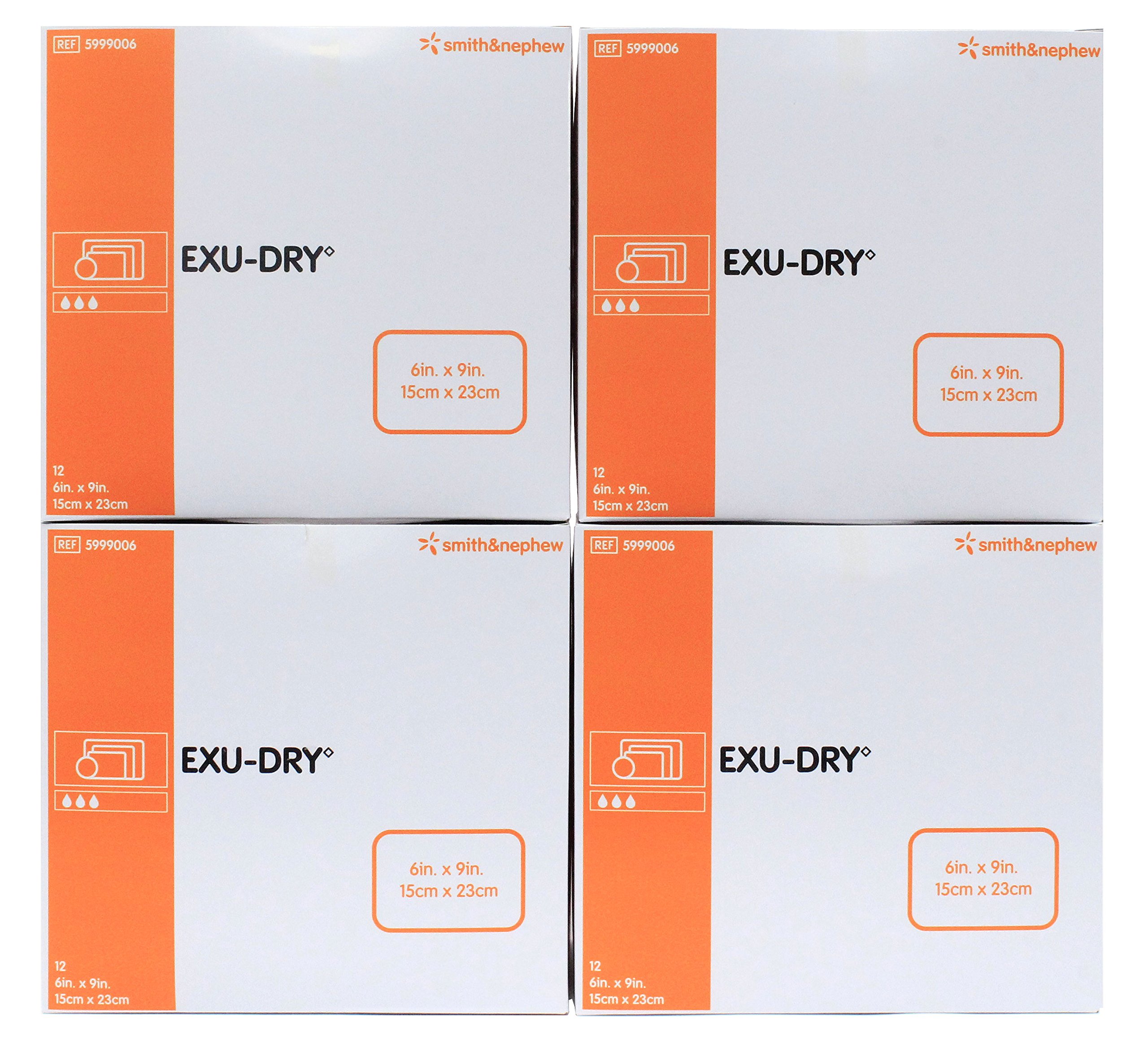 Amazon.com: Smith and Nephew 5999006 Exu-Dry 6" X 9" Full Absorbant ...