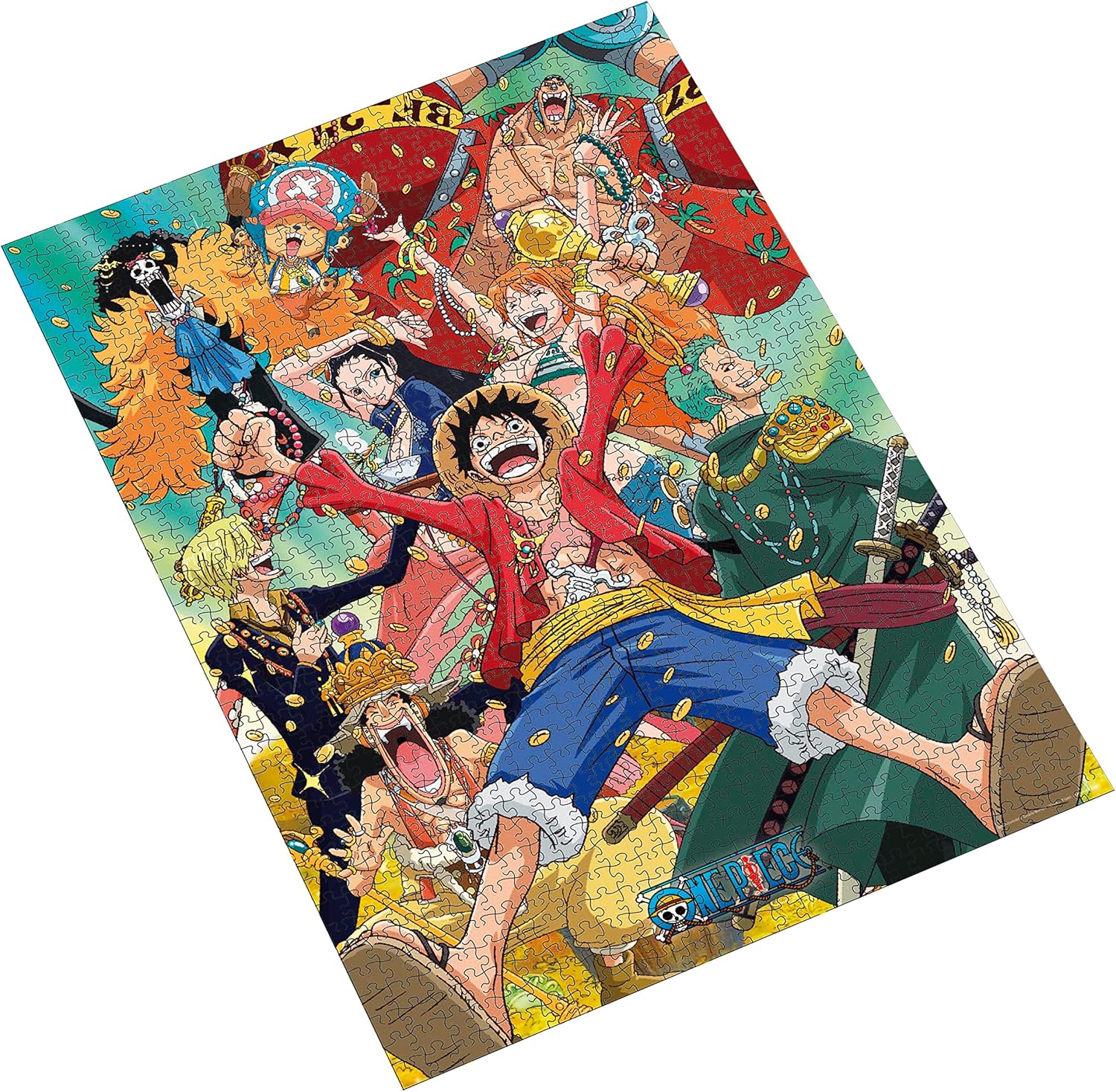Amazon.com: ABYstyle One Piece Straw Hat Crew 1000 pc. Puzzle Featuring ...
