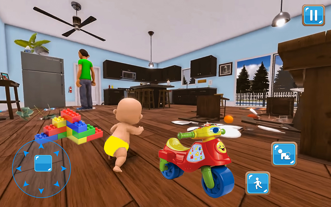 Real Newborn Baby Simulator Daddy Fun Game: Where’s Your Virtual ...