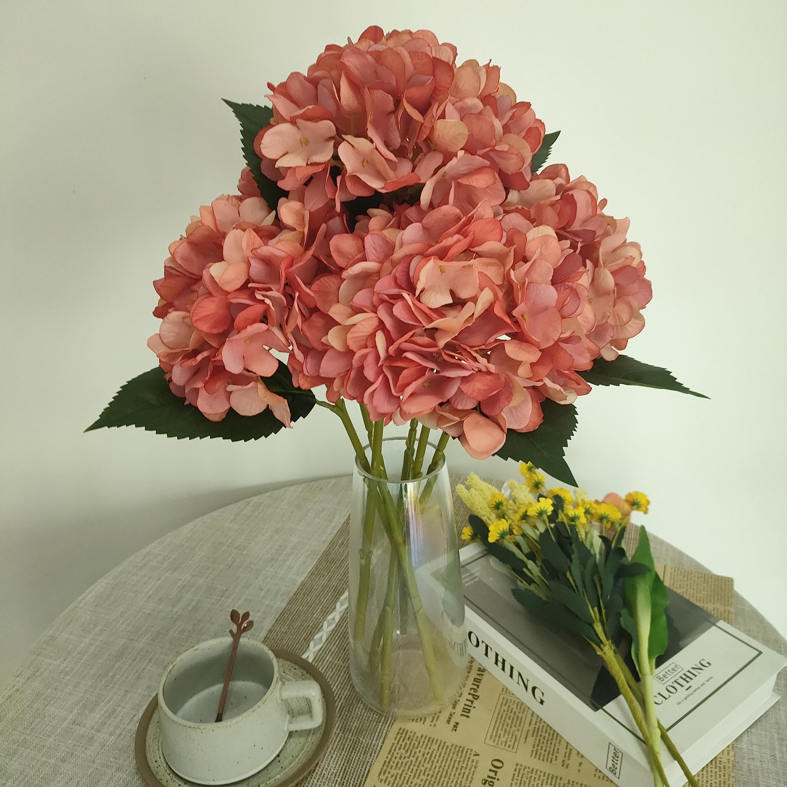 Pink Hydrangeas And Coral Bouquets Coral Reef Arrangement – Magic