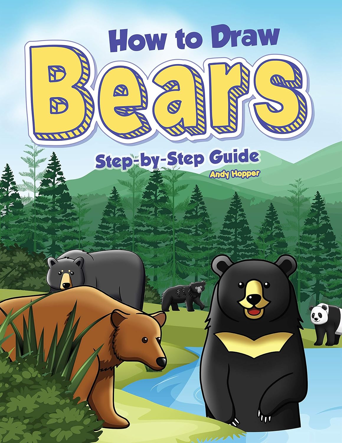 Amazon.com: How to Draw Bears Step-by-Step Guide: Best Bear Drawing ...