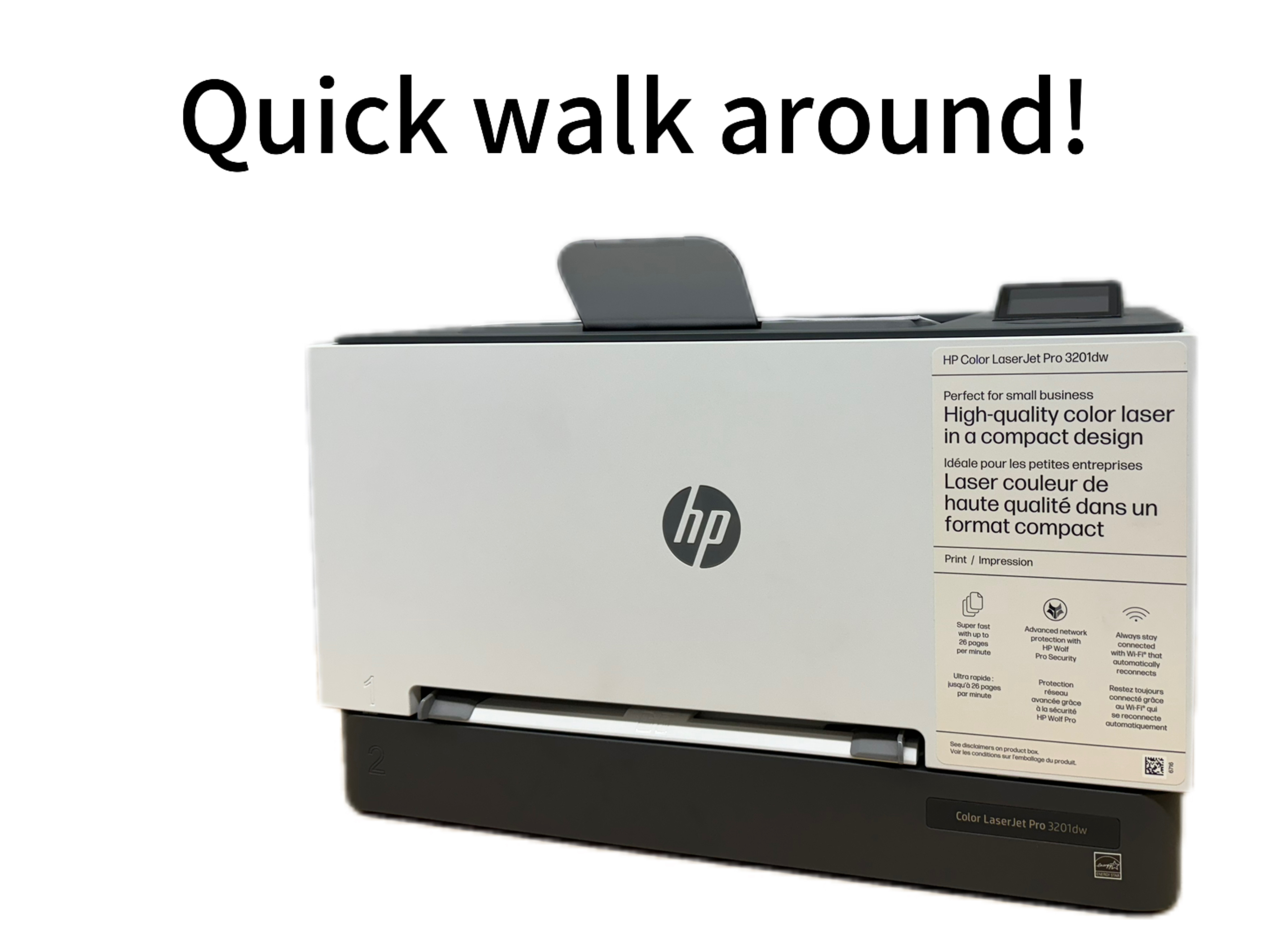 Watch Quick walk around on my new HP laser jet printer! on Amazon Live