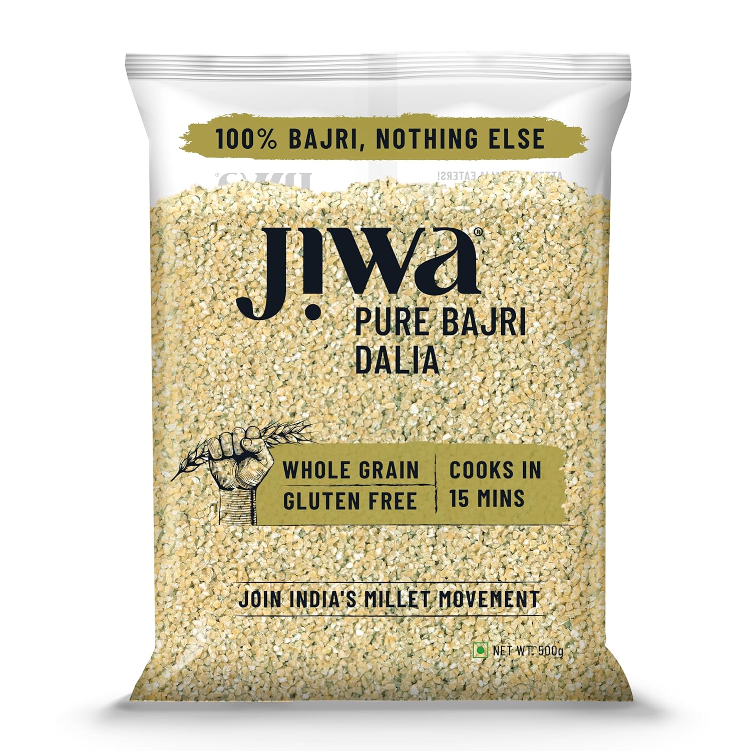 Jiwa Pure Bajri Dalia | Cooks In 15 Minutes | Millet | Broken Pearl ...