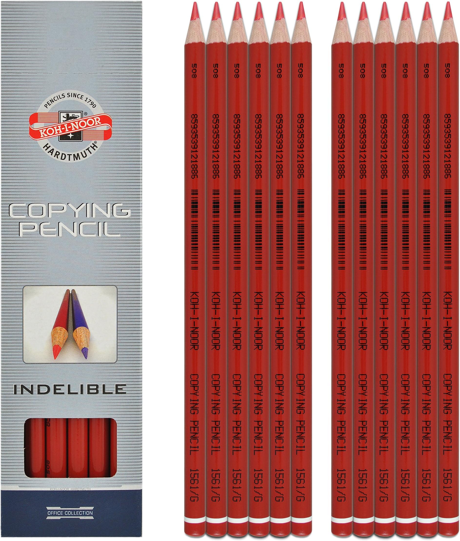 Amazon.com : Koh-I-Noor Copying Pencil - Blue (Pack of 12) : Office ...