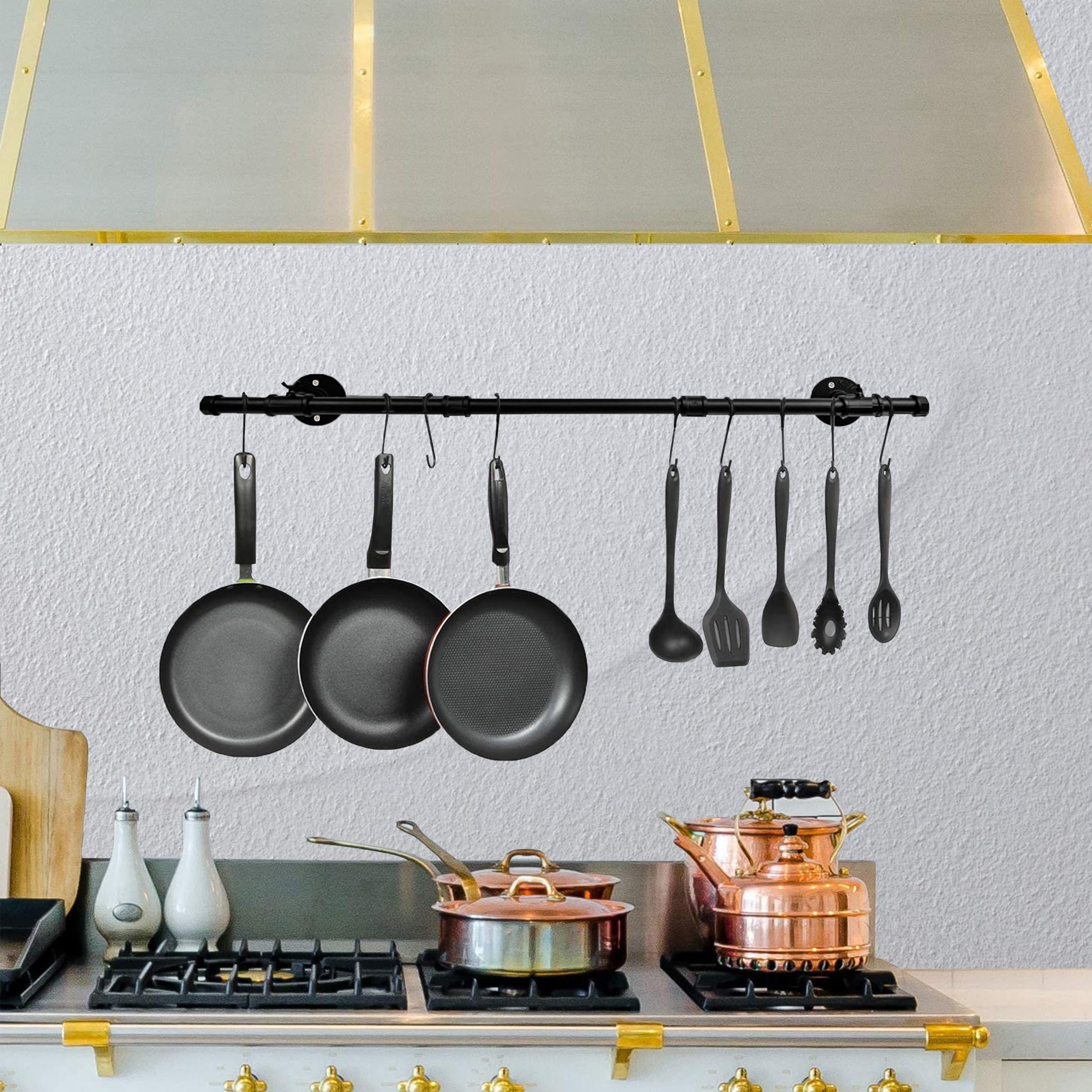 Amazon.com: ROTHLEY Hanging Pot Rack Hanger: 39.4 Inch Stainless Steel ...