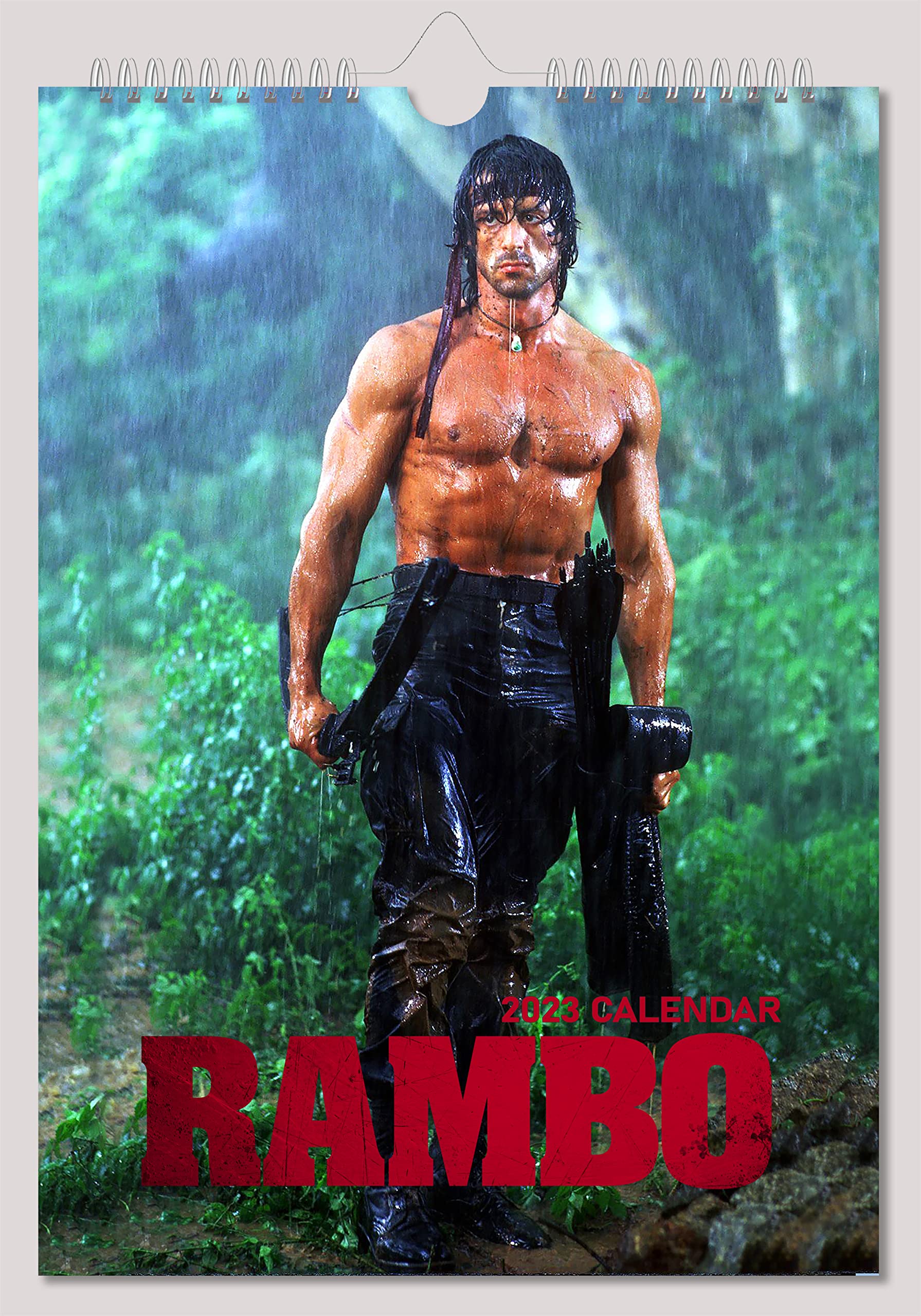 Rambo Rambo Wall Calendar NEW 2023 A4 Sylvester Stallone